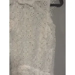 Rebecca Taylor | Dresses | Rebecca Taylor Mina Eyelet Dress Womens Size ...